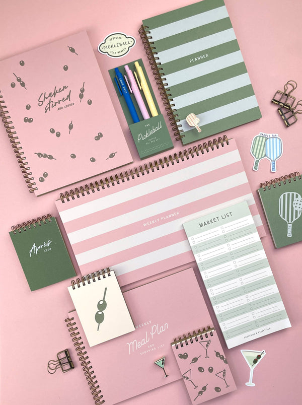Martini Pattern Mini Jotter Notebook – Cami Monet