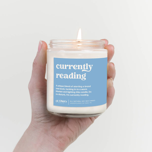 Currently Reading Scented Candle – Cami Monet
