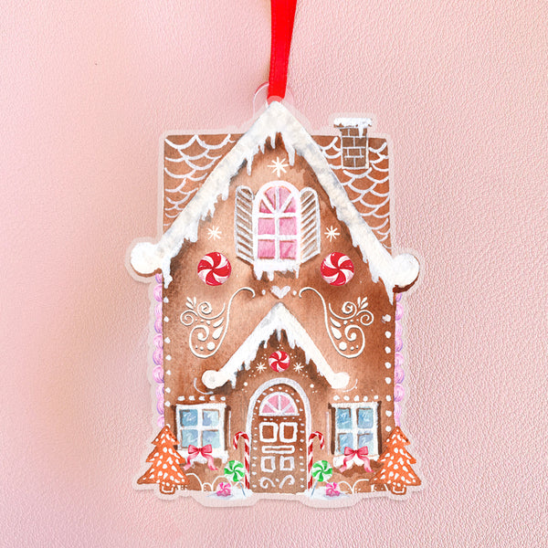 Gingerbread Manor Gingerbread House Ornament – Cami Monet