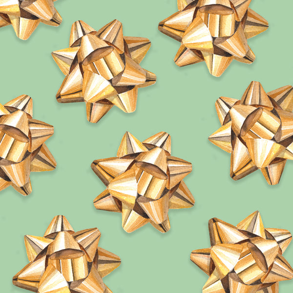 Gold Gift Bow Party Punchies – Cami Monet