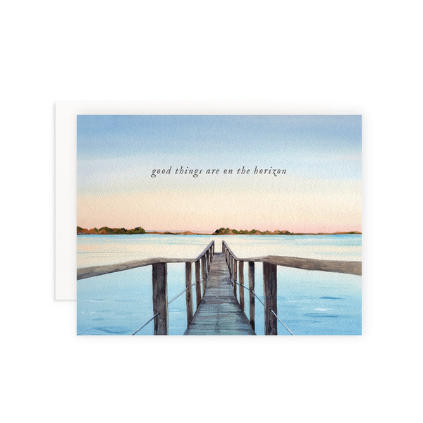 Good Things are on the Horizon Greeting Card – Cami Monet