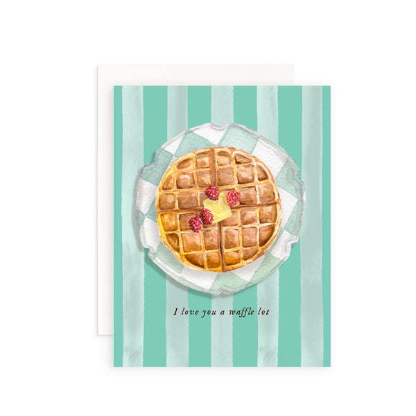 I Love You a Waffle Lot Greeting Card – Cami Monet