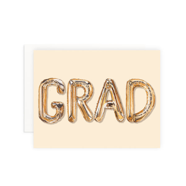 Grad Mylar Balloons Greeting Card – Cami Monet