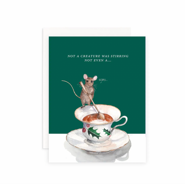 Not a Creature Was Stirring Greeting Card – Cami Monet