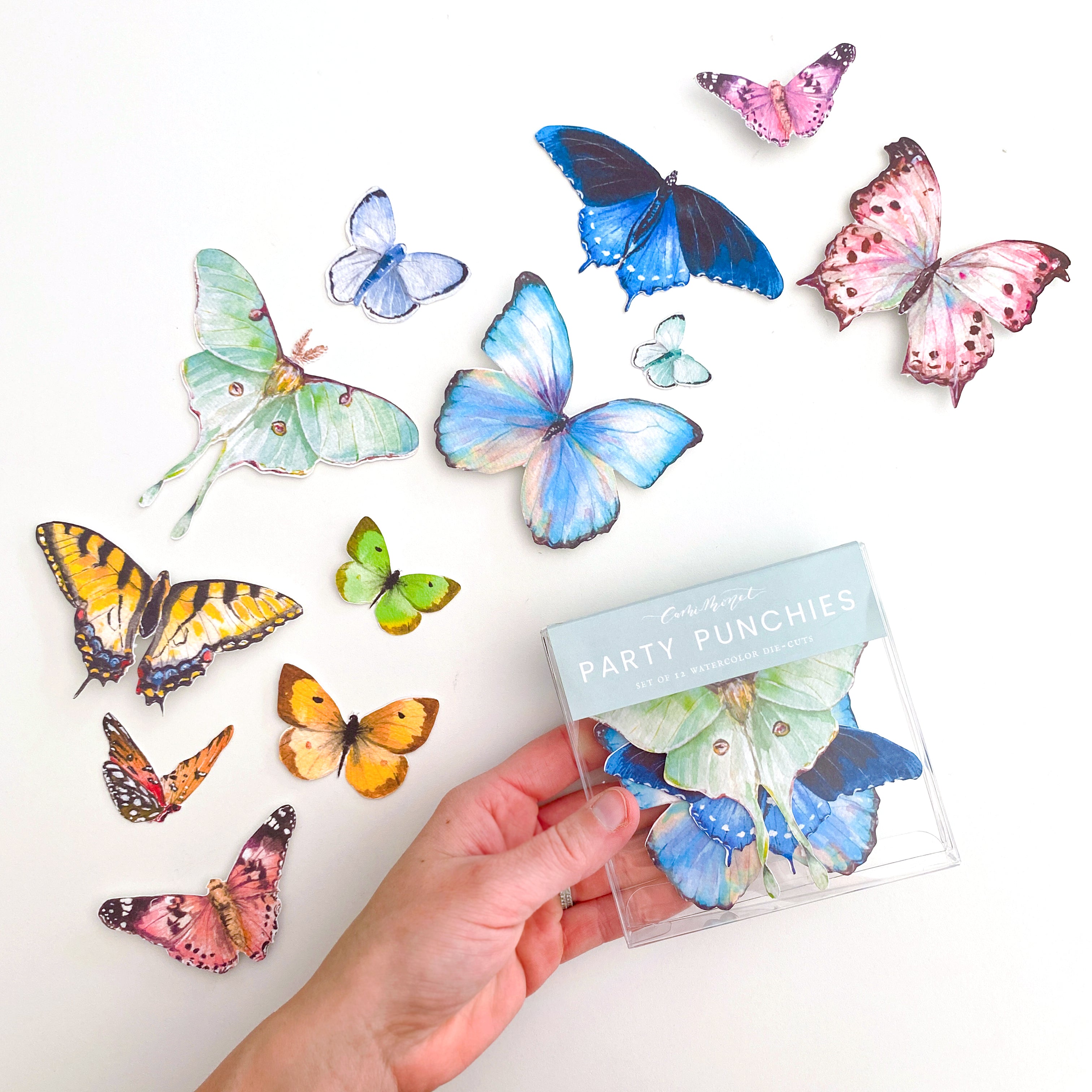 Rainbow Butterfly Party Punchies – Cami Monet
