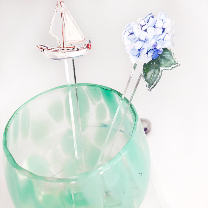 Summer on the Cape Acrylic Stir Sticks – Cami Monet