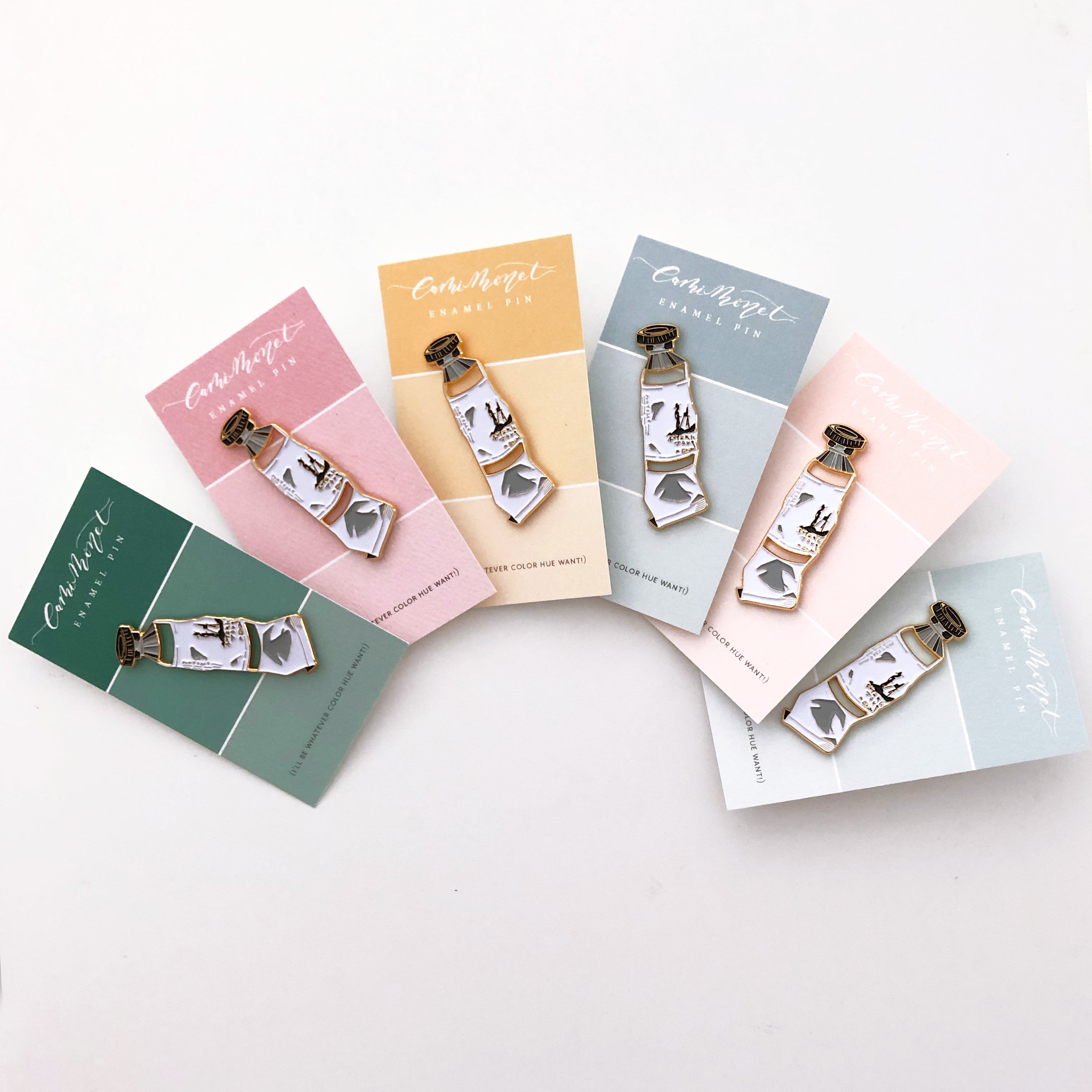 Artist Palette Enamel Pin | Enamel Pin for Watercolor Artists ...