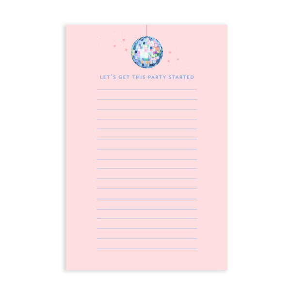 Disco Party Notepad – Cami Monet