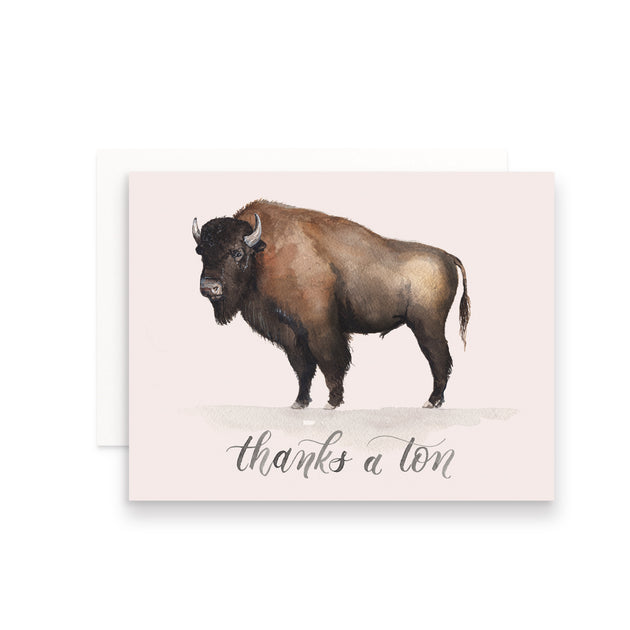 Thanks a Ton Greeting Card – Cami Monet