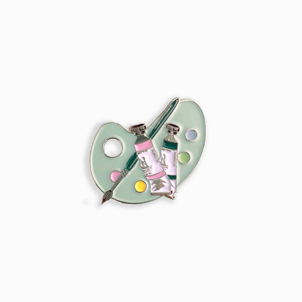 Artist Palette Enamel Pin | Enamel Pin for Watercolor Artists ...